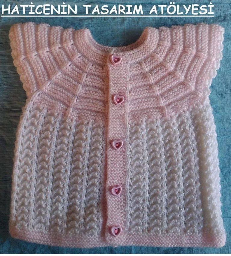 Knitted baby dress, vest, cardigan, sweater, overalls patterns (872) - Knitting, Crochet Love